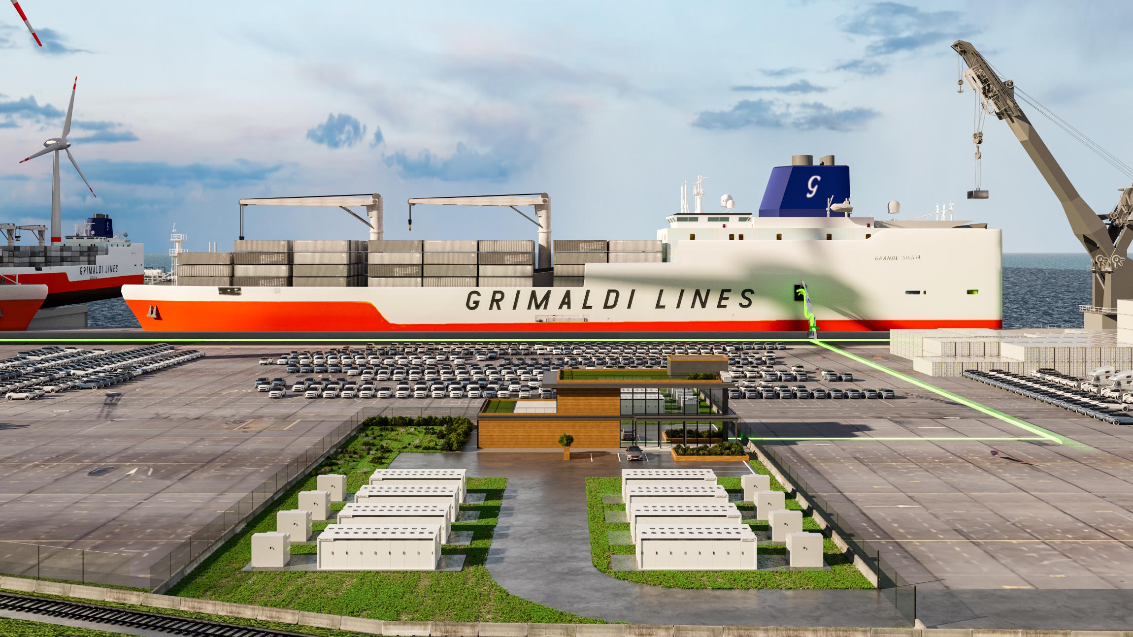 Eerste walstroom voor zeeschepen arriveert in Antwerp Euroterminal ...